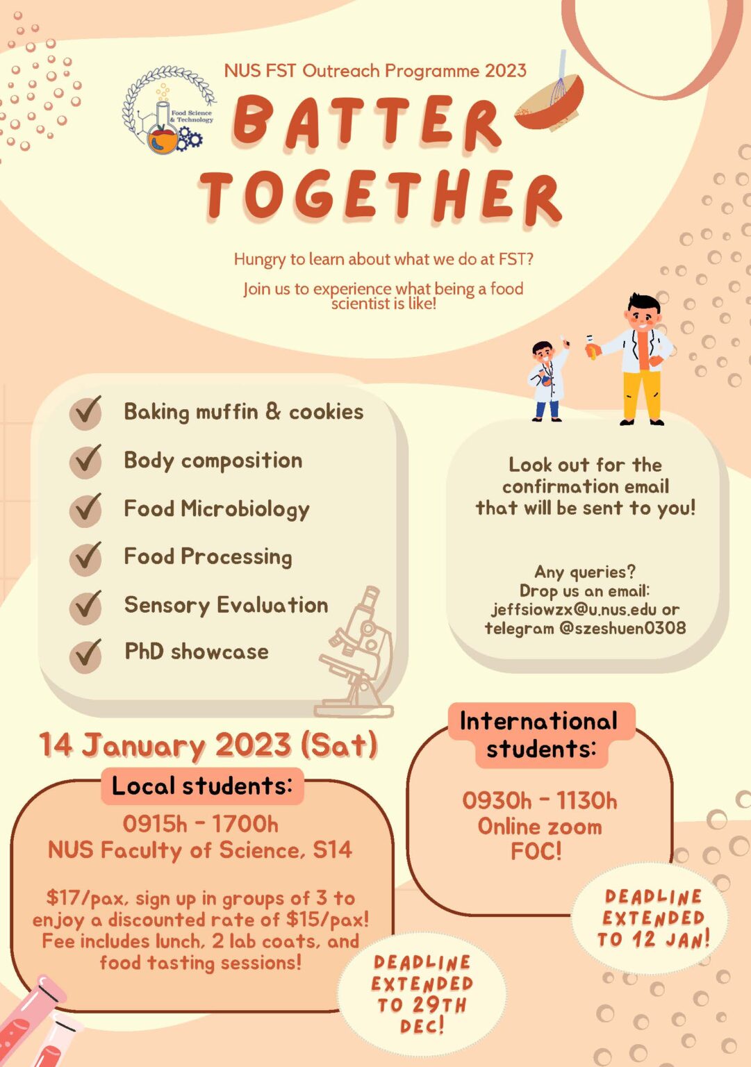 Events & Activities – Page 2 – Department of Food Science and Technology