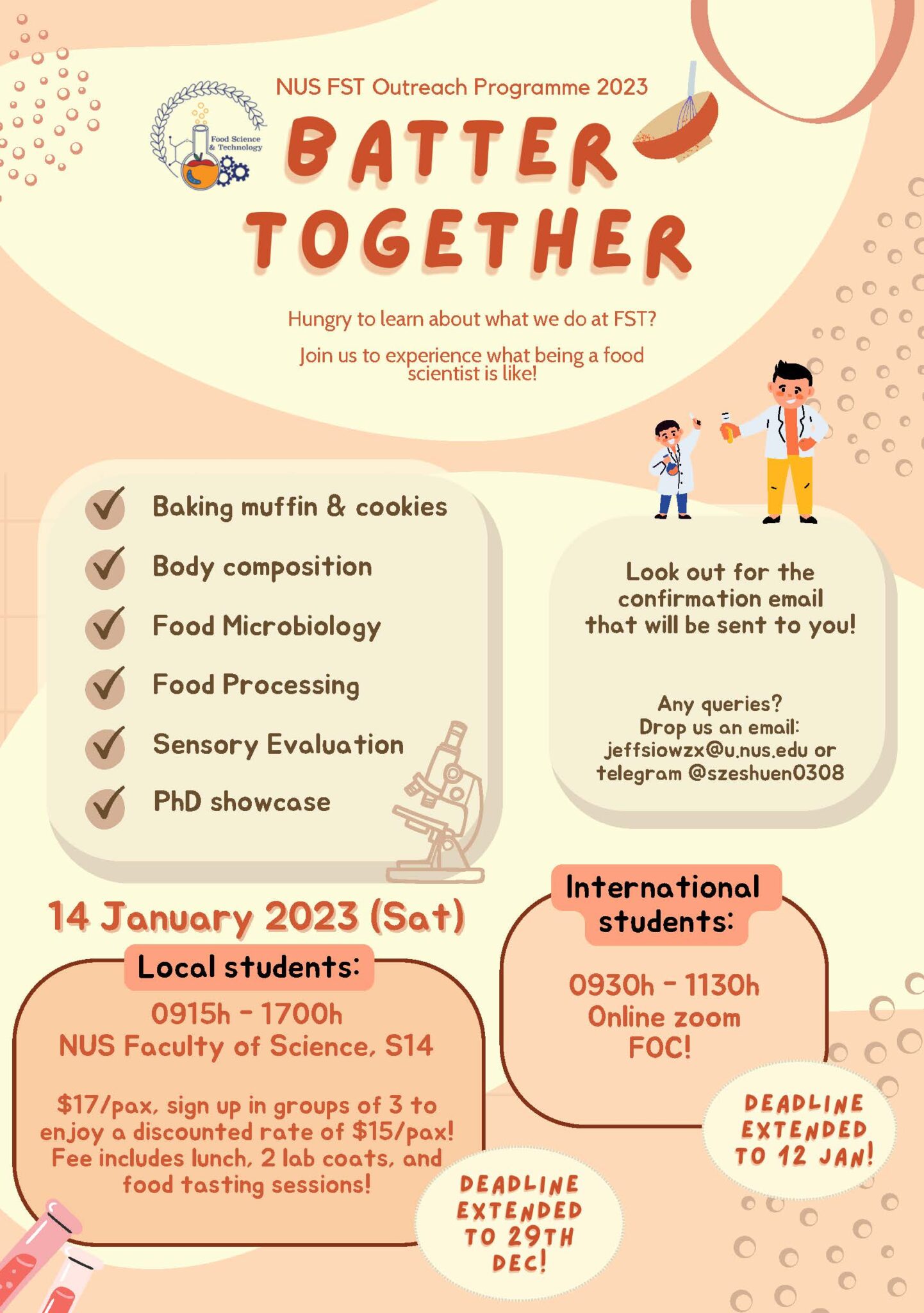 Events & Activities – Page 2 – Department of Food Science and Technology